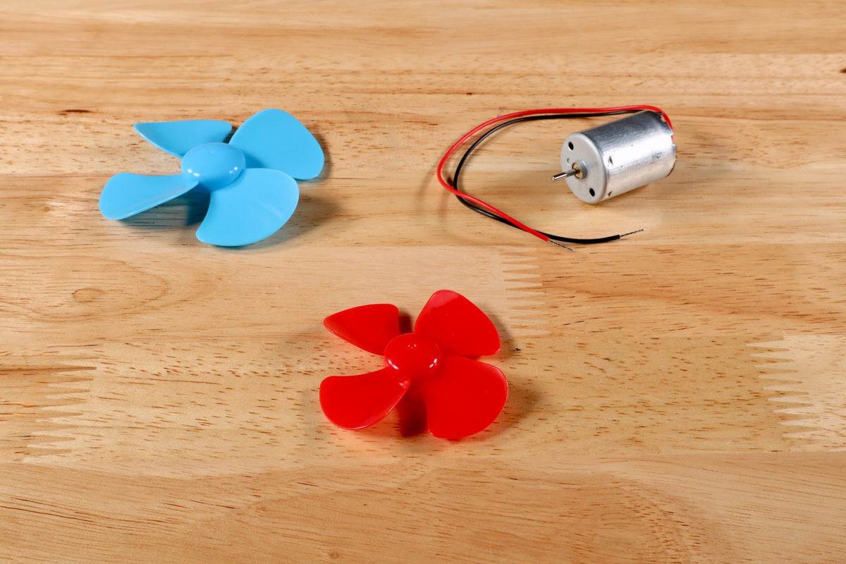 Large DC Motor with Fan – Brown Dog Gadgets